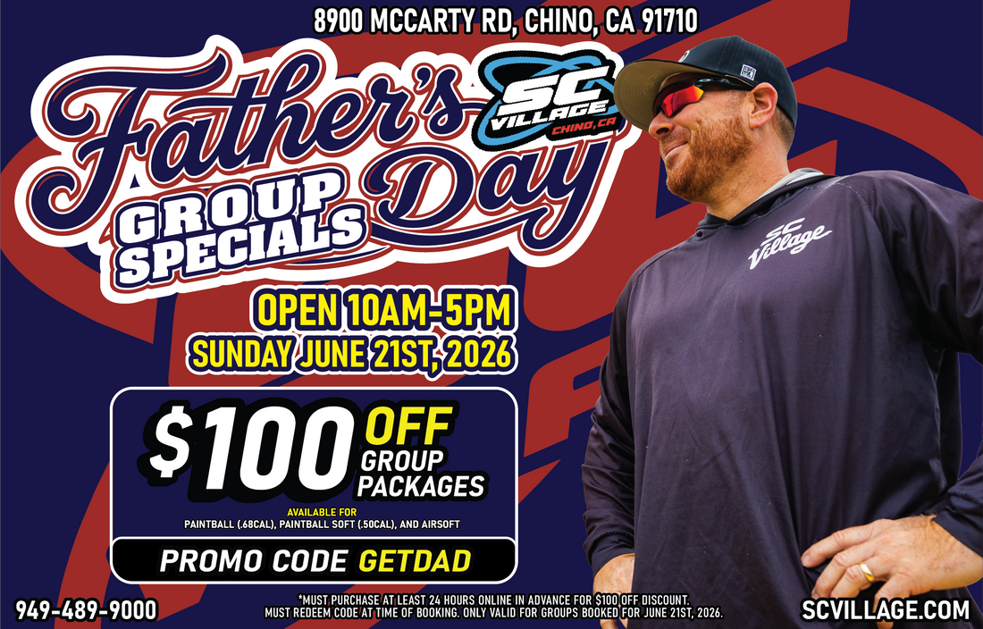 Father's Day Group Special - June 21st, 2026 – SC Village Paintball ...
