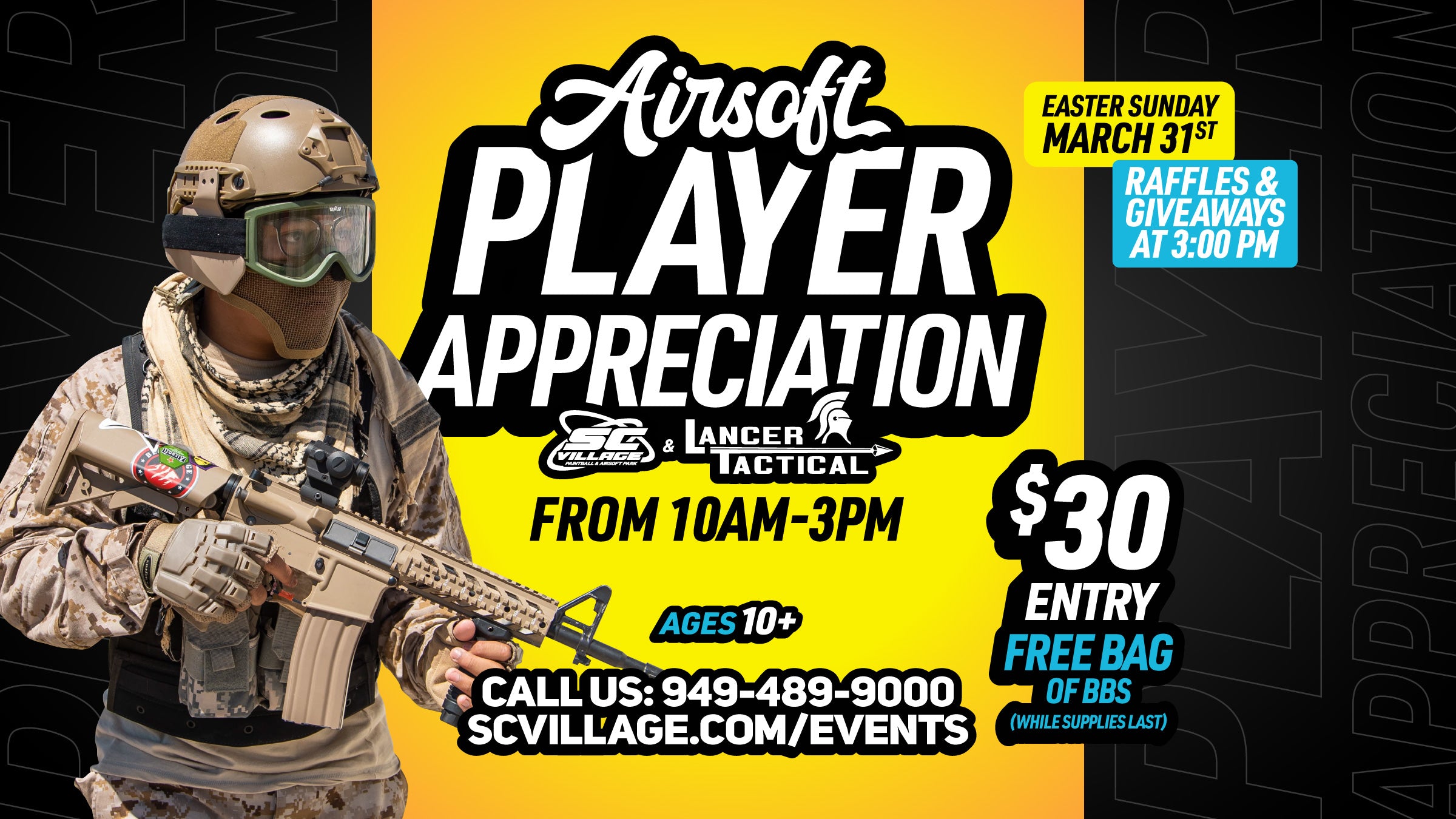 Special Deals | SC Village Paintball & Airsoft Packages | Book Today ...